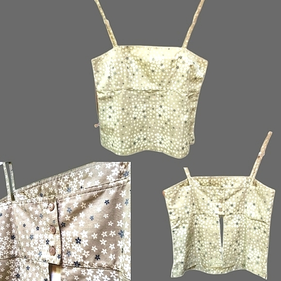 Banzaii Girl | Tops | Banzaii Girl Spaghetti Strap Open Back Crop Top ...